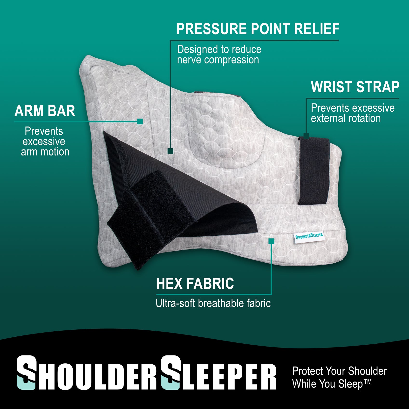Shoulder Sleeper Pillow | Post-Surgery Comfort & Recovery Support
